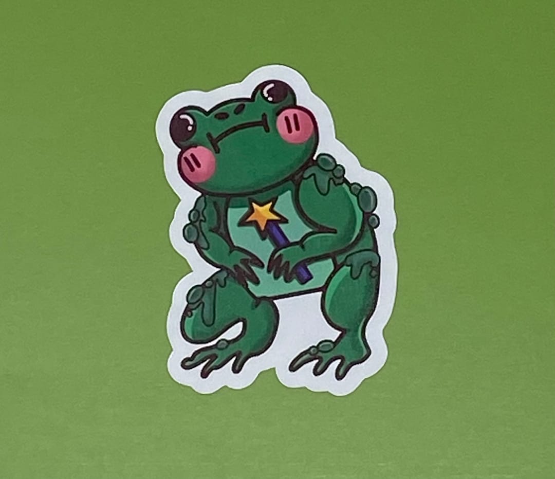 Chibi Loveland Frogman Waterproof Sticker Cryptid Frog Cute Original ...