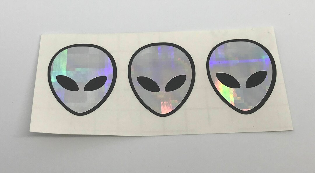 Holographic Alien Sticker Pack - Etsy
