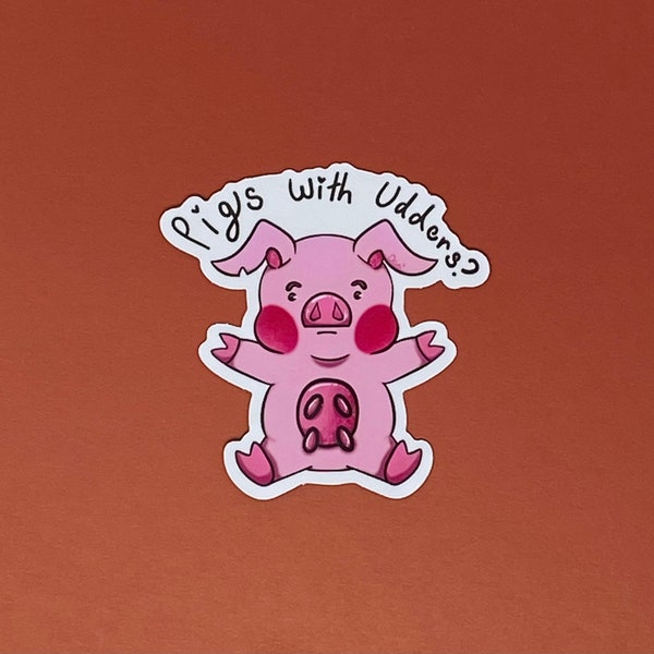 Pig Face Decal - Etsy