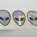 Holographic Alien Sticker Pack - Etsy