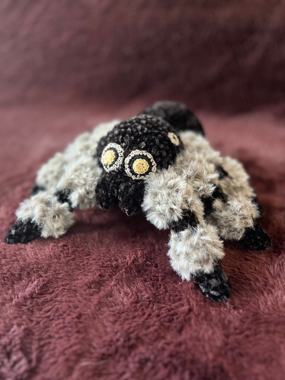 Crochet Spider: Amigurumi Tarantula Halloween Decor - Etsy