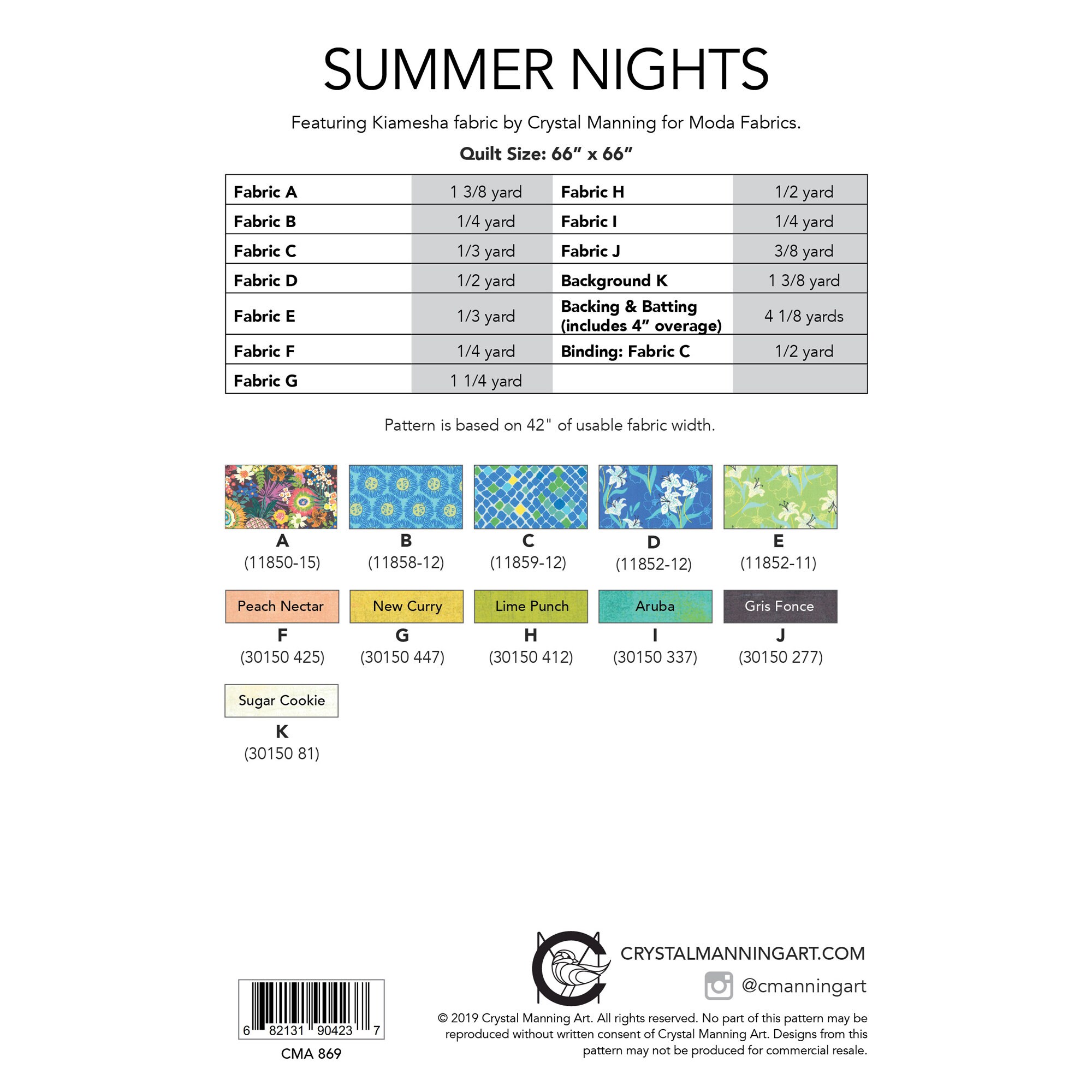 Summer Nights PDF Quilt Pattern - Etsy