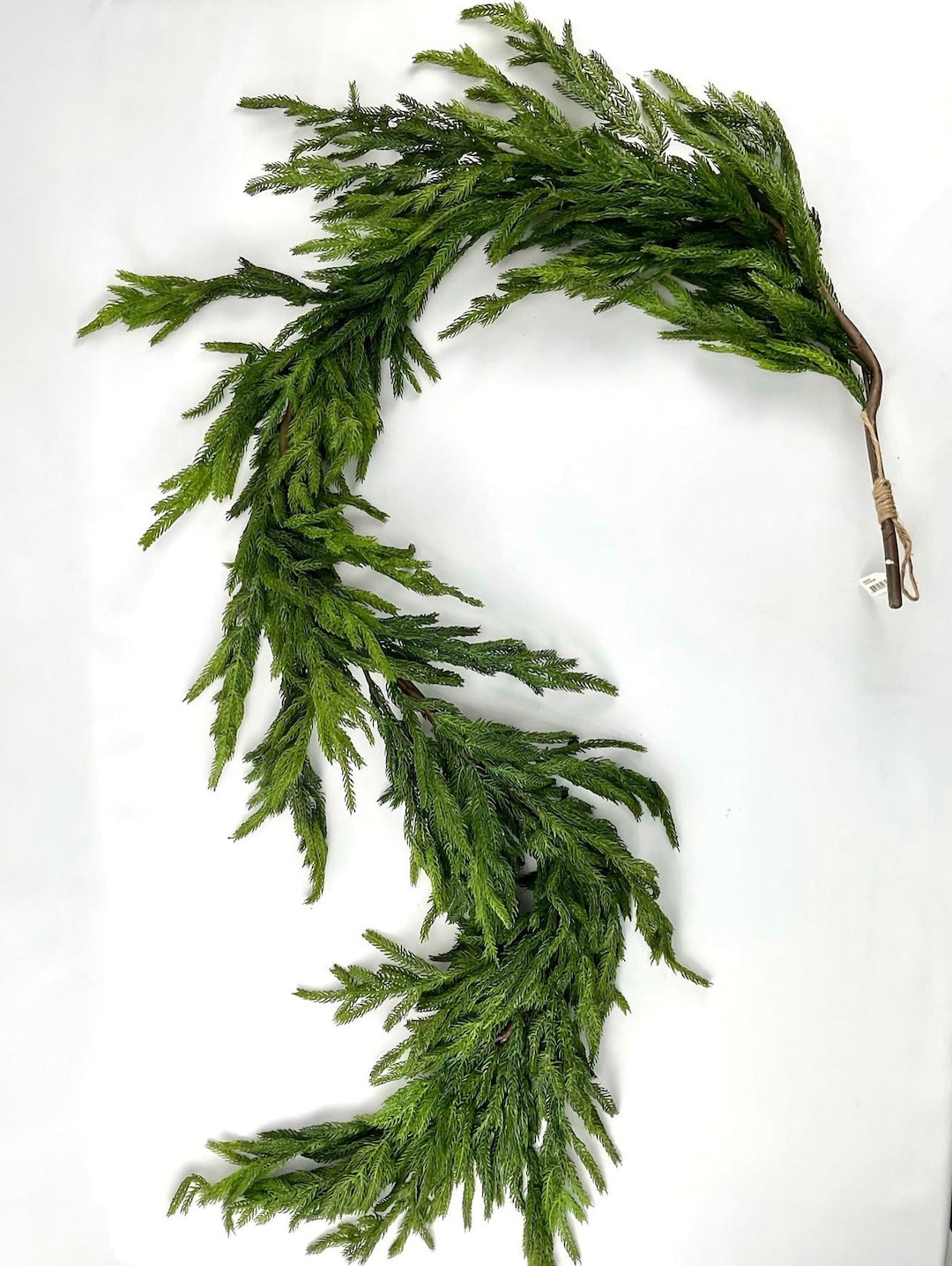 Norfolk Pine Garland, Faux Norfolk Pine Garland, Artificial Balsam ...
