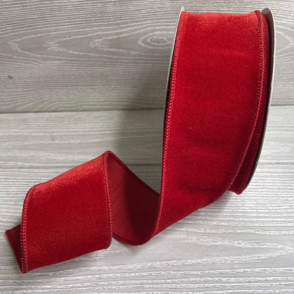 Red Velvet Ribbon - Etsy