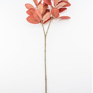 Autumn Leaf Spray Burgundy Wine Rust Leaves Spray Life Like Leaves ...