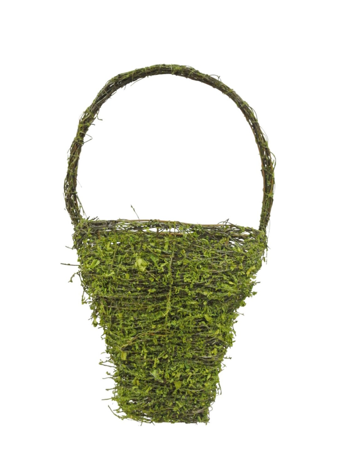 Wall Basket, Basket for Floral Arrangements, Moss Basket for Wall ...