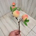 Artificial Peaches Stems, Peach Spray, Faux Fruit, Artificial Peaches ...