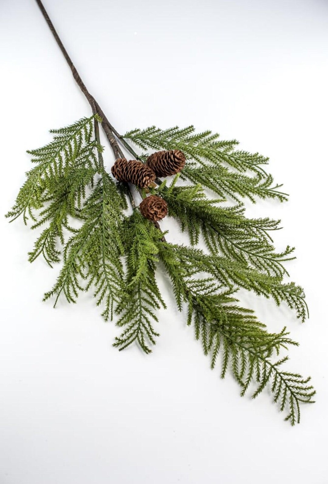 Pine Spray With Cones - Soft Touch, Gorgeous Pine Sprays, Life Like ...