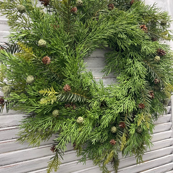 Cedar Wreath - Etsy
