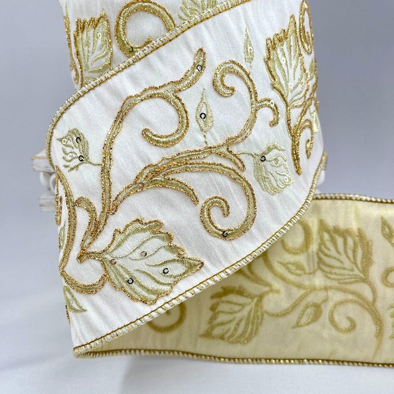 Embroidered Ribbon - Etsy