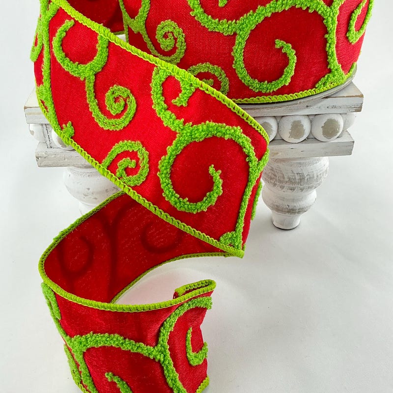 Grinch Ribbon - Etsy