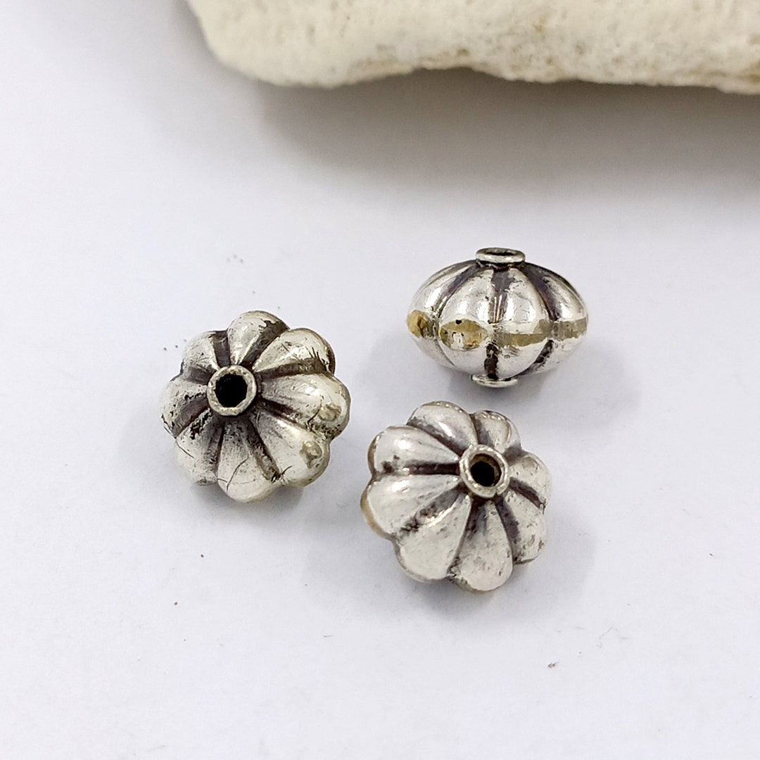 3 Pieces Sterling Silver Oxidation and Vermeil Gold Over Sterling ...