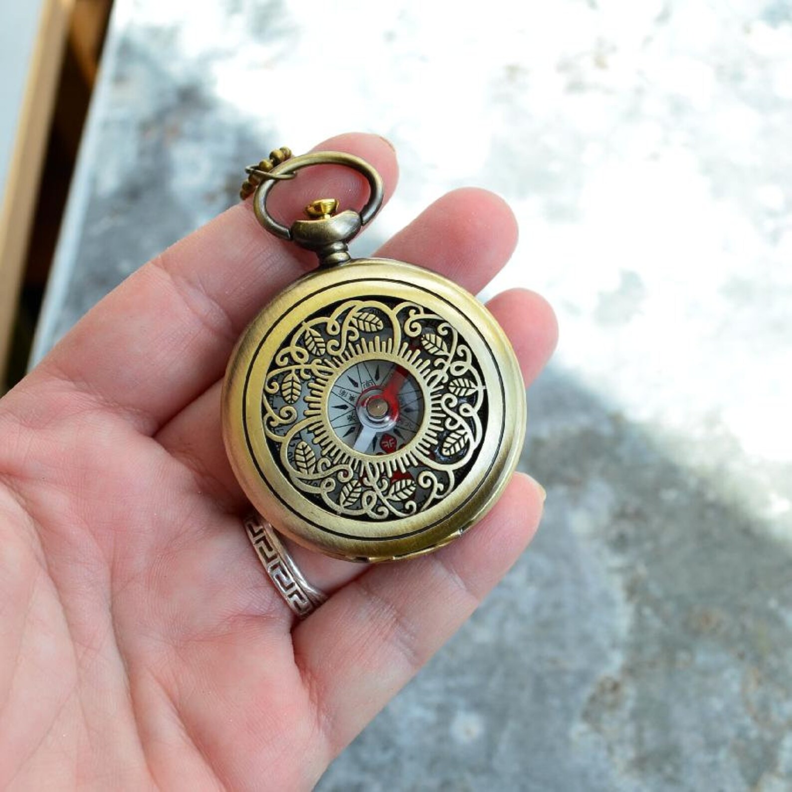 Compass/ Working Steampunk Compass/ Vintage/ Compass Necklace/ | Etsy