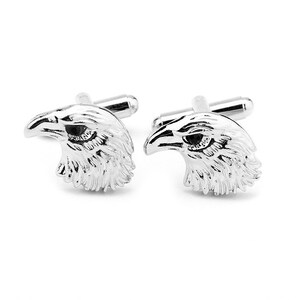 Silver or Gold Eagle Cufflinks/ Animals Cuff Links/ Silver - Etsy