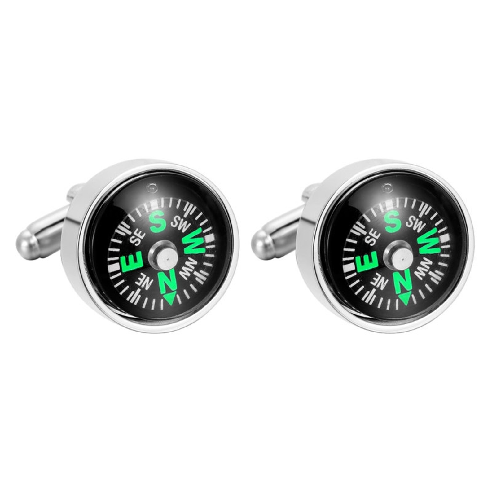 Working Real Compass Cufflinks Cufflinks for Men Gift for - Etsy