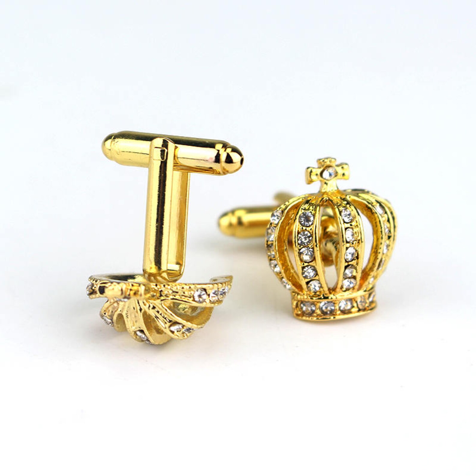 Crown Cufflinks Royal Cufflinks King Cufflinks Victorian - Etsy