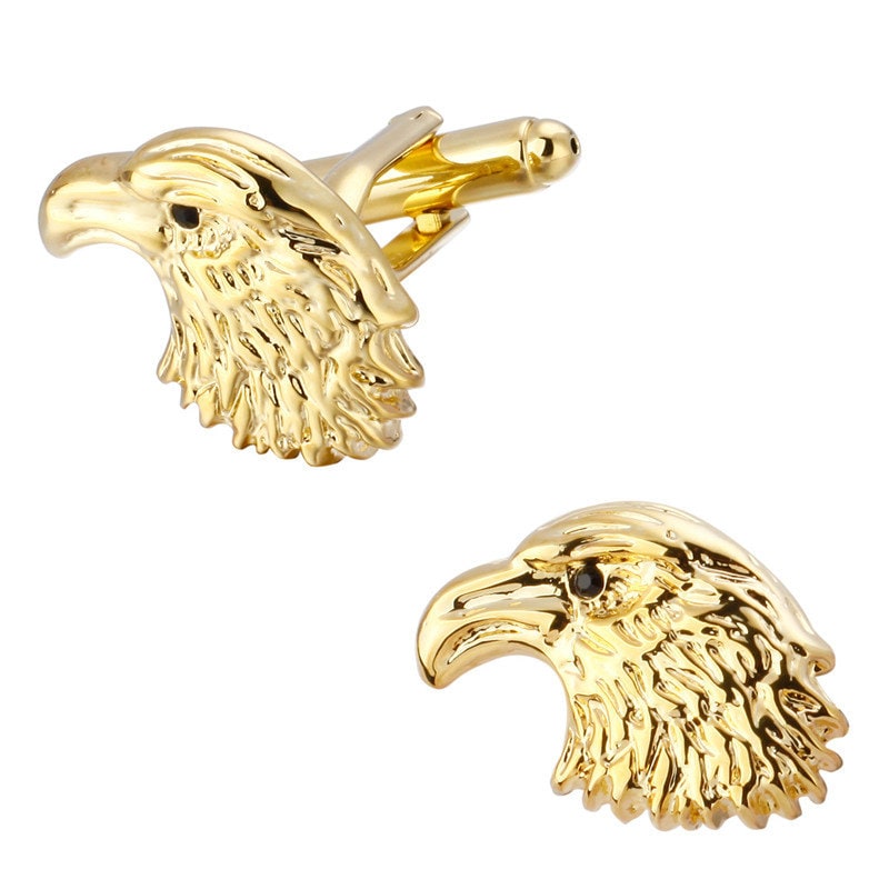 Silver or Gold Eagle Cufflinks/ Animals Cuff Links/ Silver - Etsy