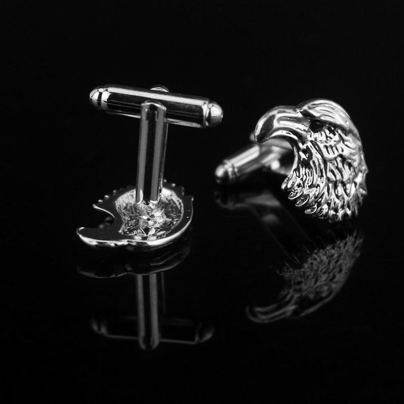 Silver or Gold Eagle Cufflinks/ Animals Cuff Links/ Silver - Etsy
