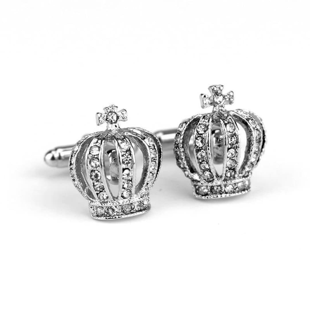 Crown Cufflinks, Royal Cufflinks, King Cufflinks, Victorian Crown ...