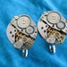 Watch Movement, Cufflinks, Steampunk, Vintage, Wedding Groom Gift, Mens ...