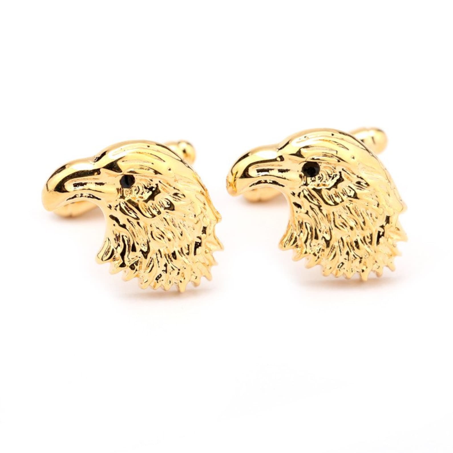 Silver or Gold Eagle Cufflinks/ Animals Cuff Links/ Silver - Etsy