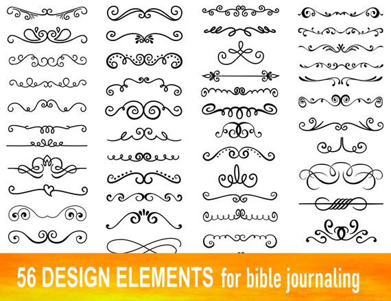 56 PRINTABLE TEMPLATES for Bible Journaling Verse Art - Etsy