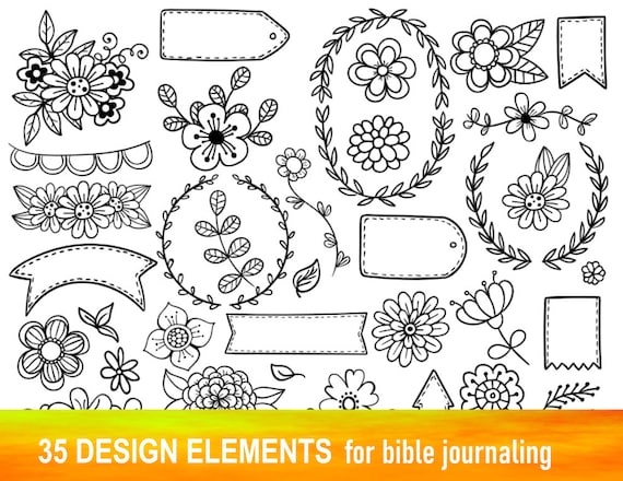 35 PRINTABLE TEMPLATES for Bible Journaling Verse Art - Etsy