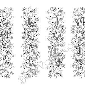 NAMES of 66 BIBLE BOOKS, Bible Journaling Printable Template Bundle ...