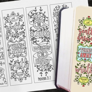 PROVERBS - 4 Bible Journaling Printable Templates, Illustrated ...