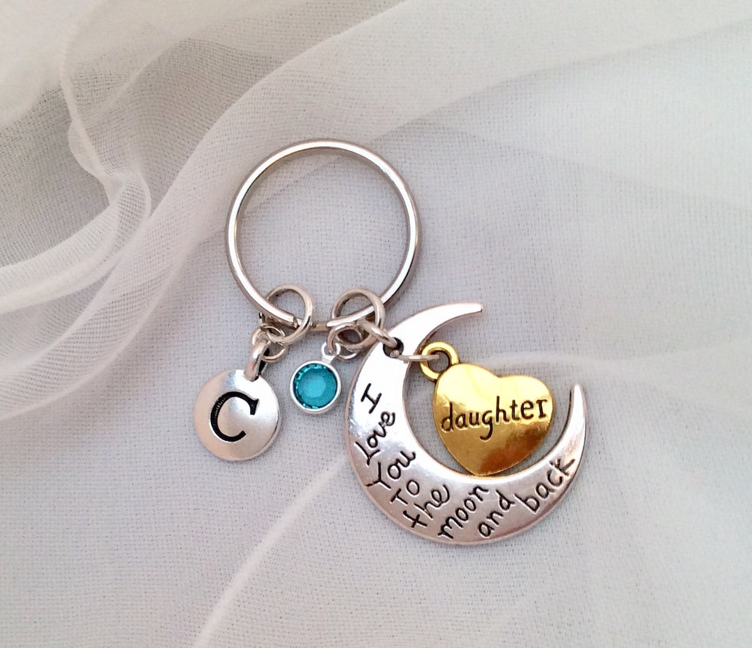 Daughters Gift, Personalized Keyring for Daughter, Daughter Graduation ...