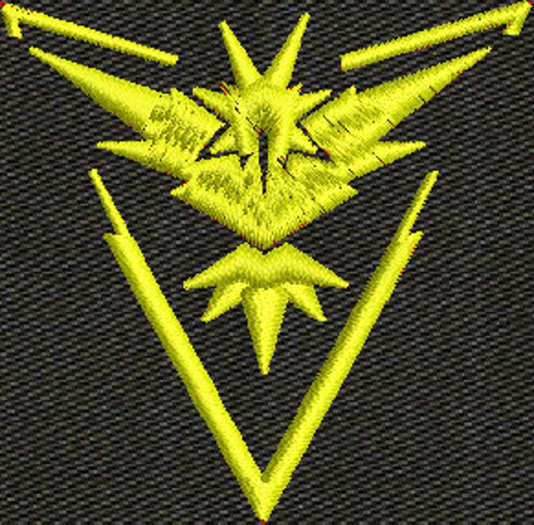 Team Instinct Logo - Inspired by Pokemon Go - EMBROIDERY FILE - Etsy
