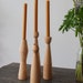Black Maple Wood Candle Stick Holder - Etsy
