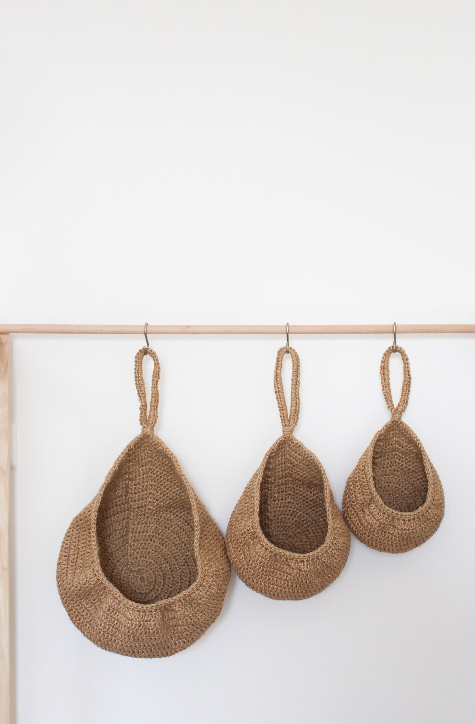 Teardrop Hanging Wall Baskets Vegetable and Fruit Storage - Etsy