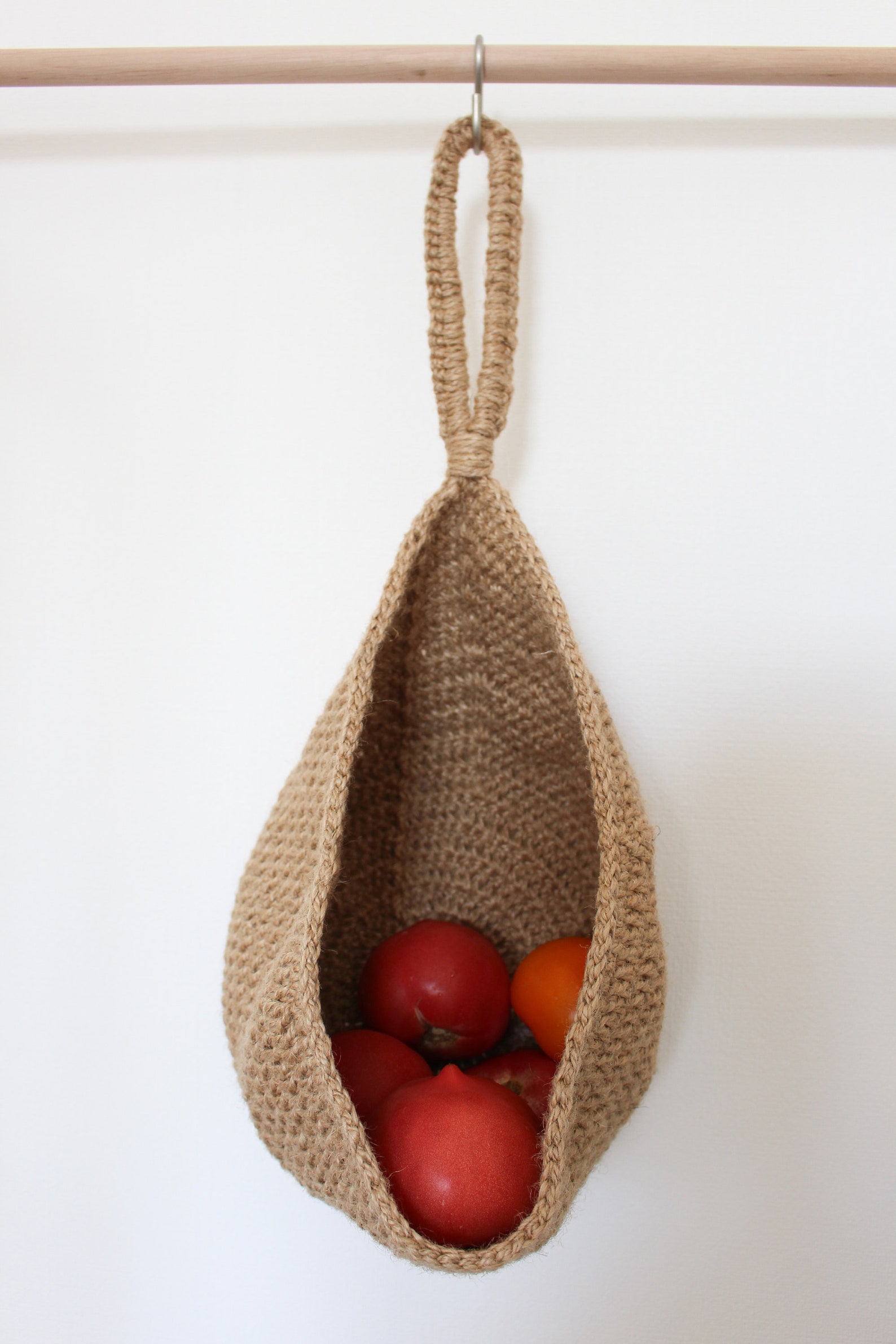 Jute Wall Hanging Baskets for Fruit Vegetable Storage - Etsy