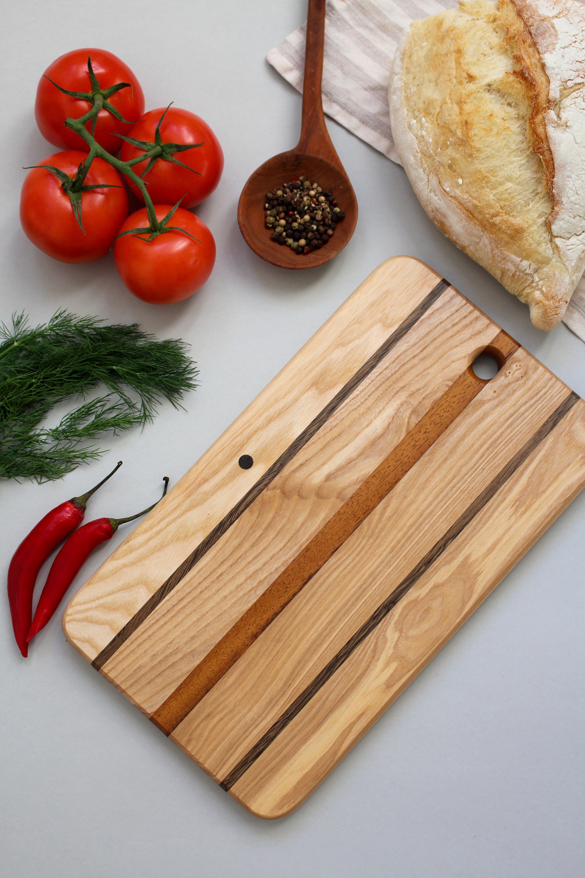 Ash Wooden Rectangular Cutting Board for Kitchen - Etsy