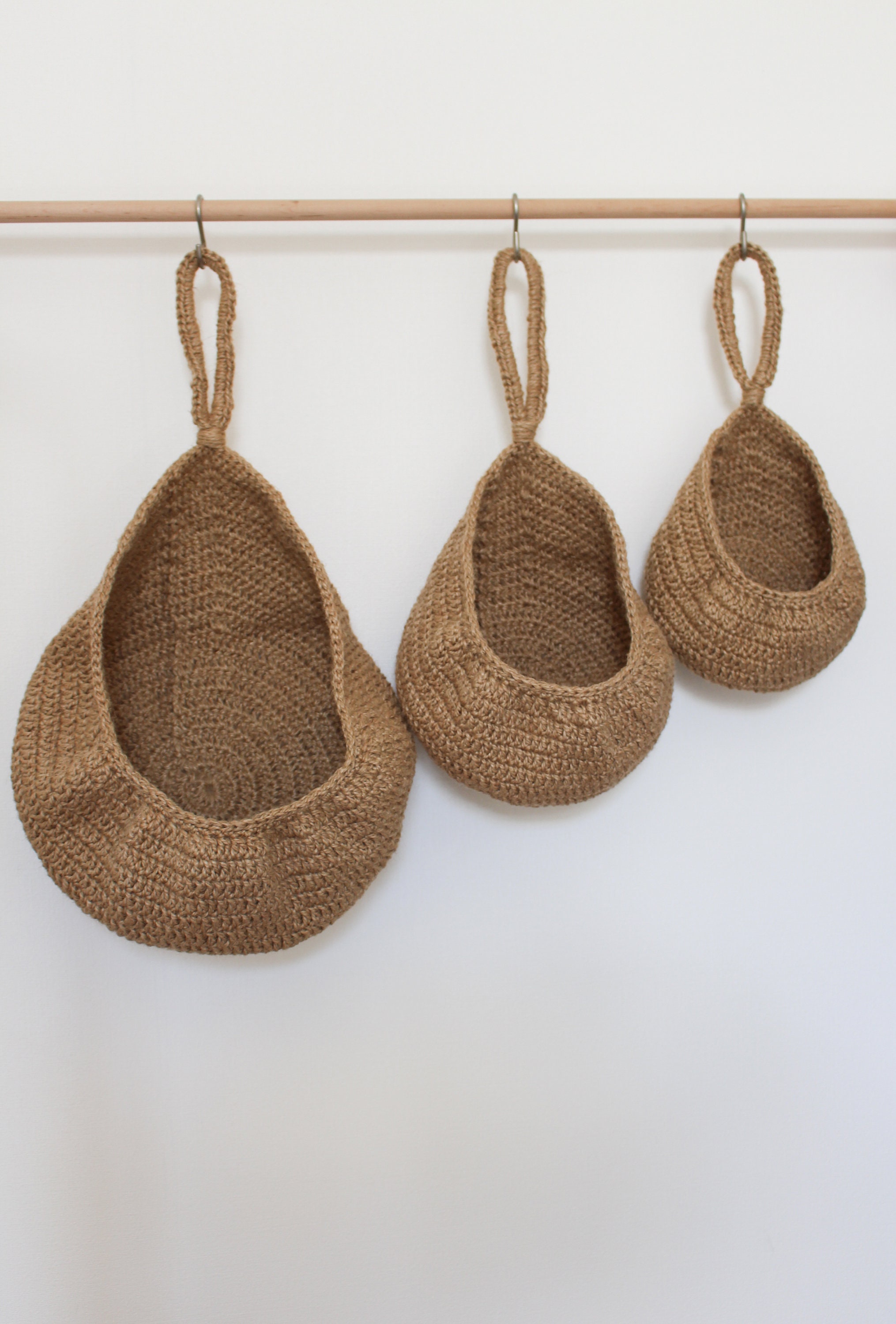 Teardrop Hanging Wall Baskets Vegetable and Fruit Storage - Etsy