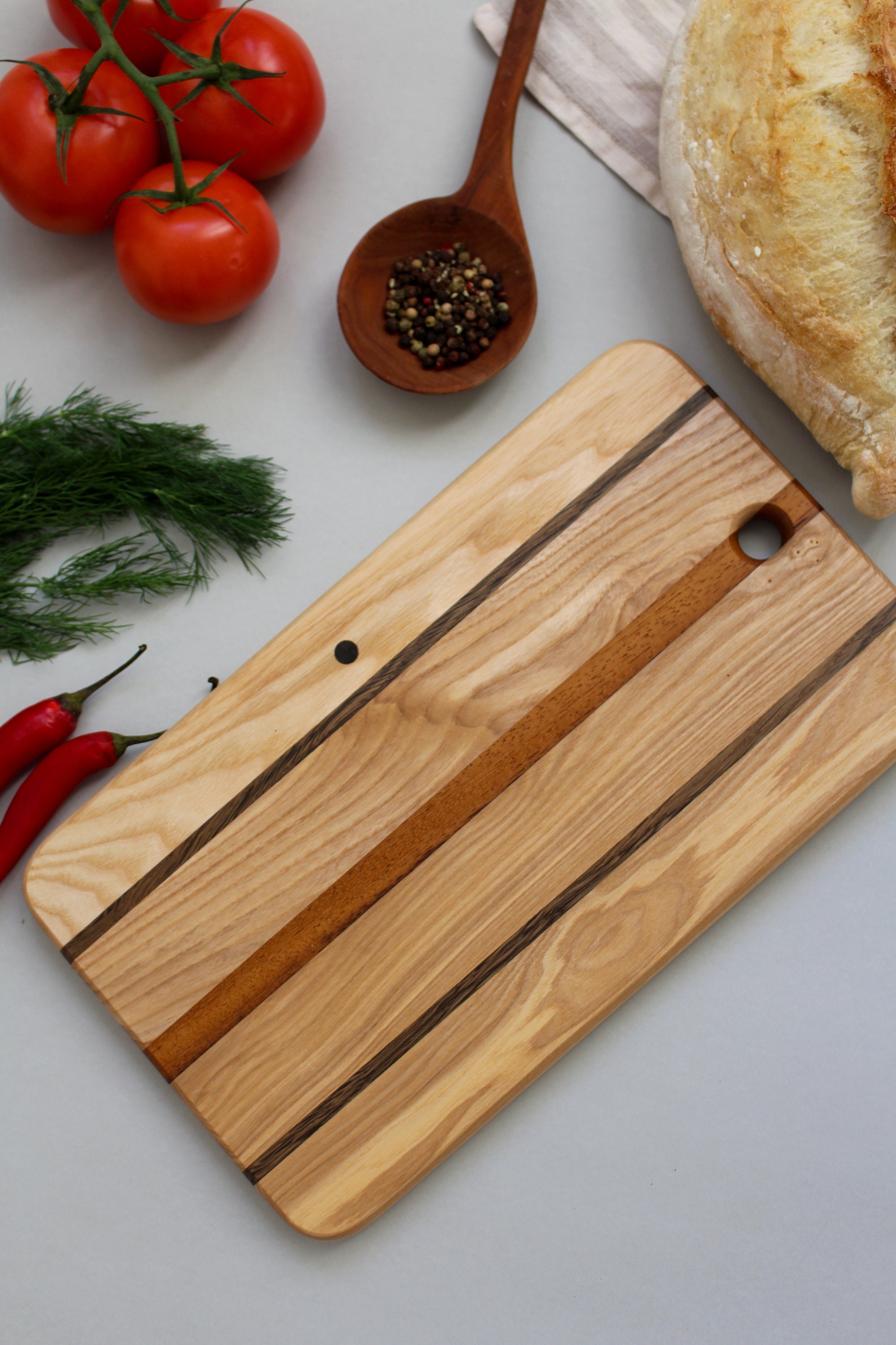 Ash Wooden Rectangular Cutting Board for Kitchen - Etsy