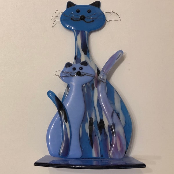 Fused Glass Cat - Etsy UK