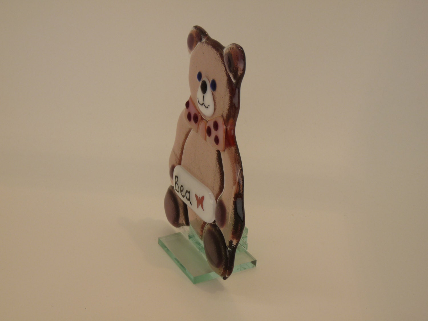 Fused Glass Teddy Bear - Etsy