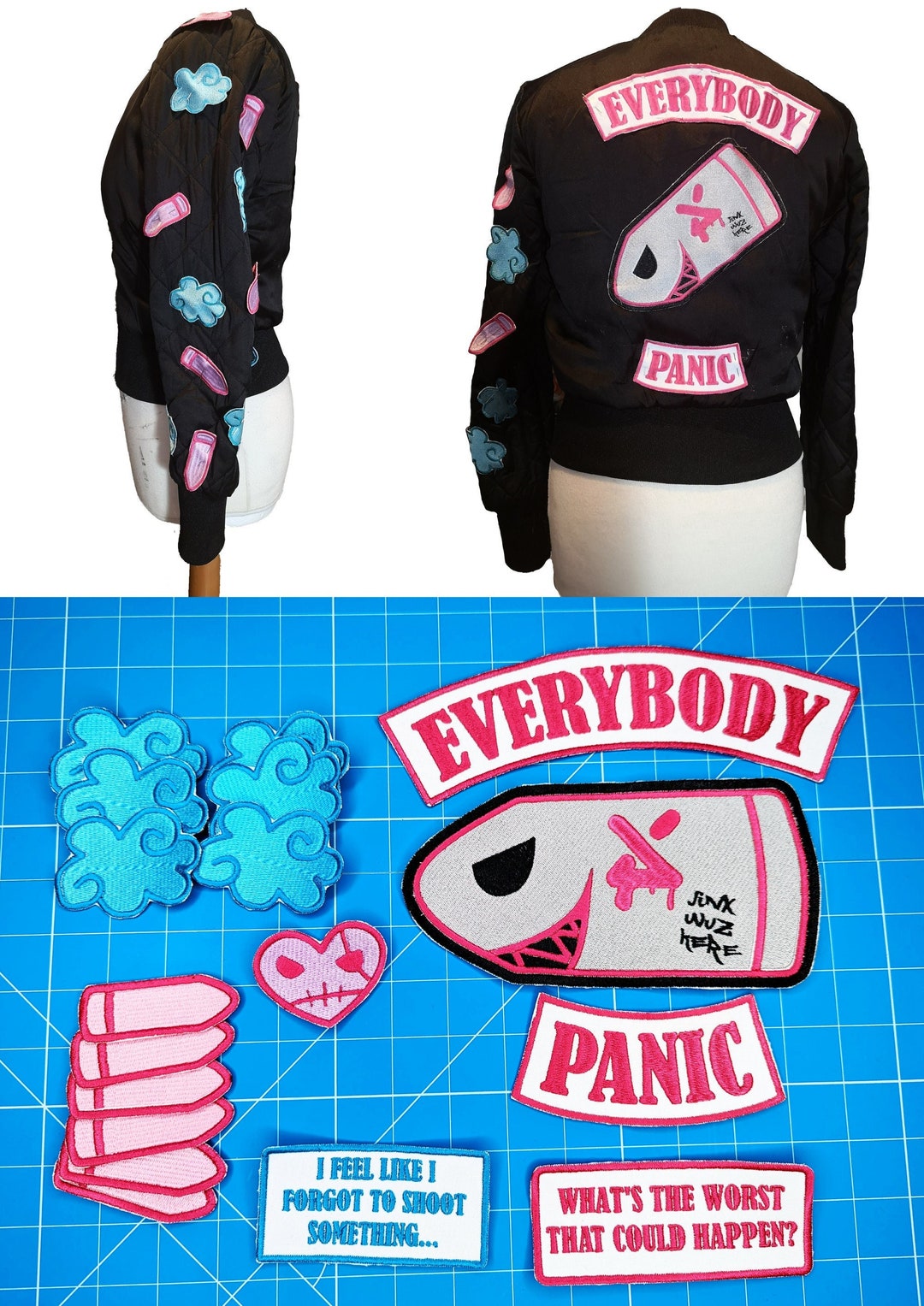 Jinx League of Legends // Embroidered Patches // Fashion Accessories ...