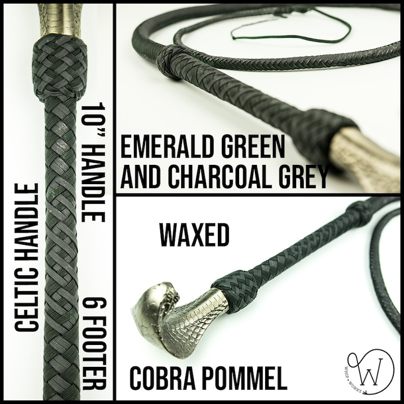 Custom Pommeled Bullwhip, Paracord, Dragon, Wolf, Cobra - Etsy