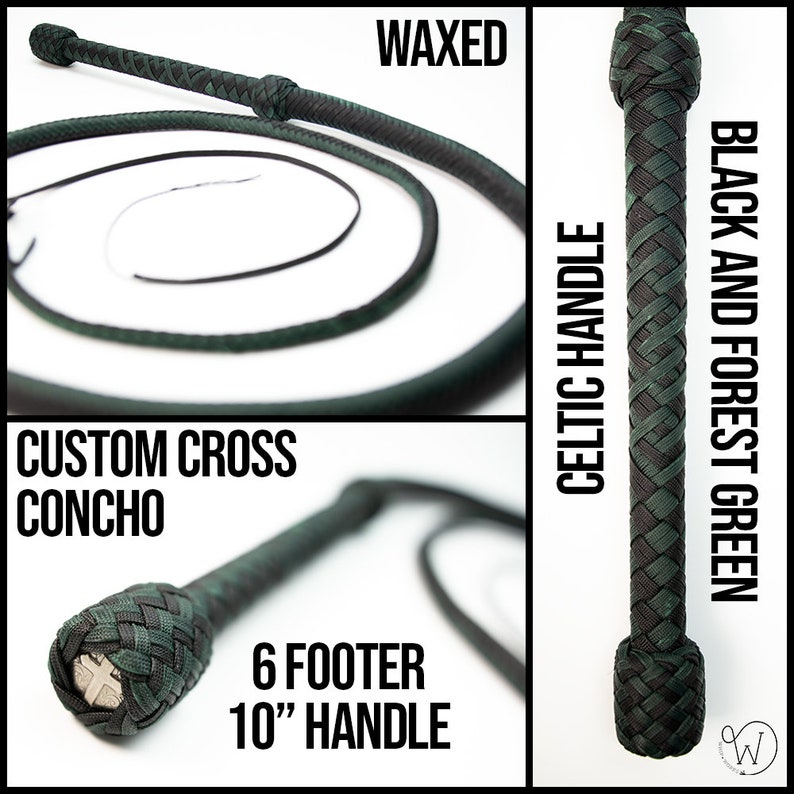 Custom 6 Foot Paracord Bullwhip 16 Plait | Etsy UK