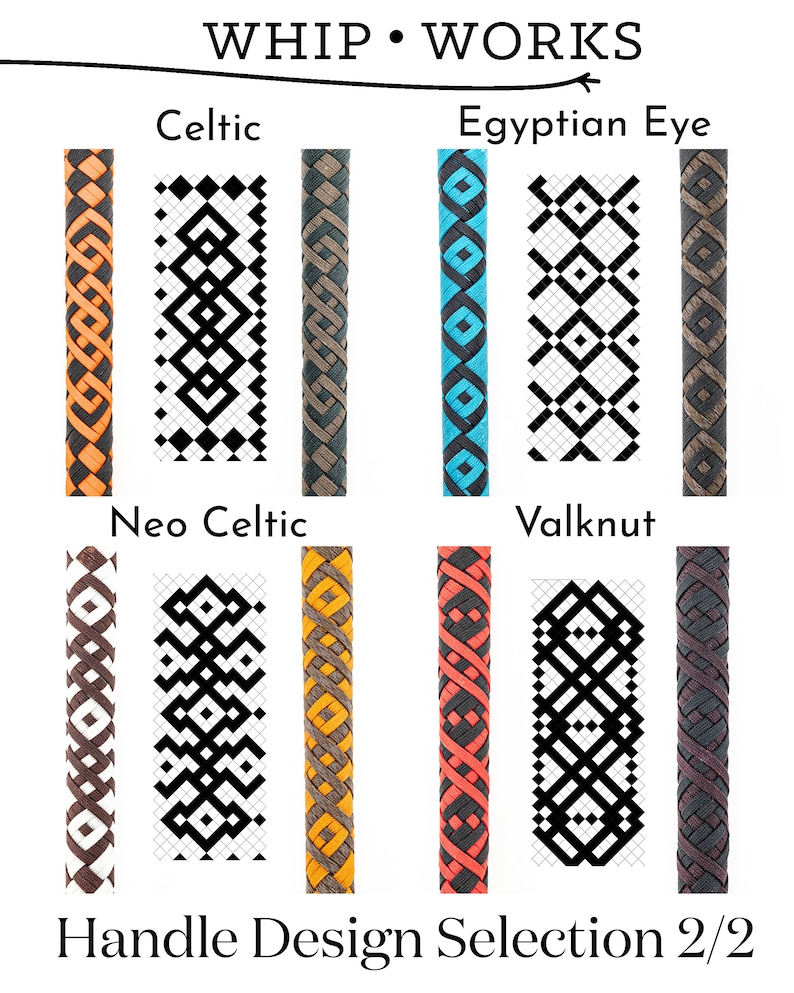 The Whipworks Bullwhip Blueprint and Handle Design Bundle | Etsy