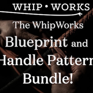 The Whipworks Bullwhip Blueprint and Handle Design Bundle - Etsy