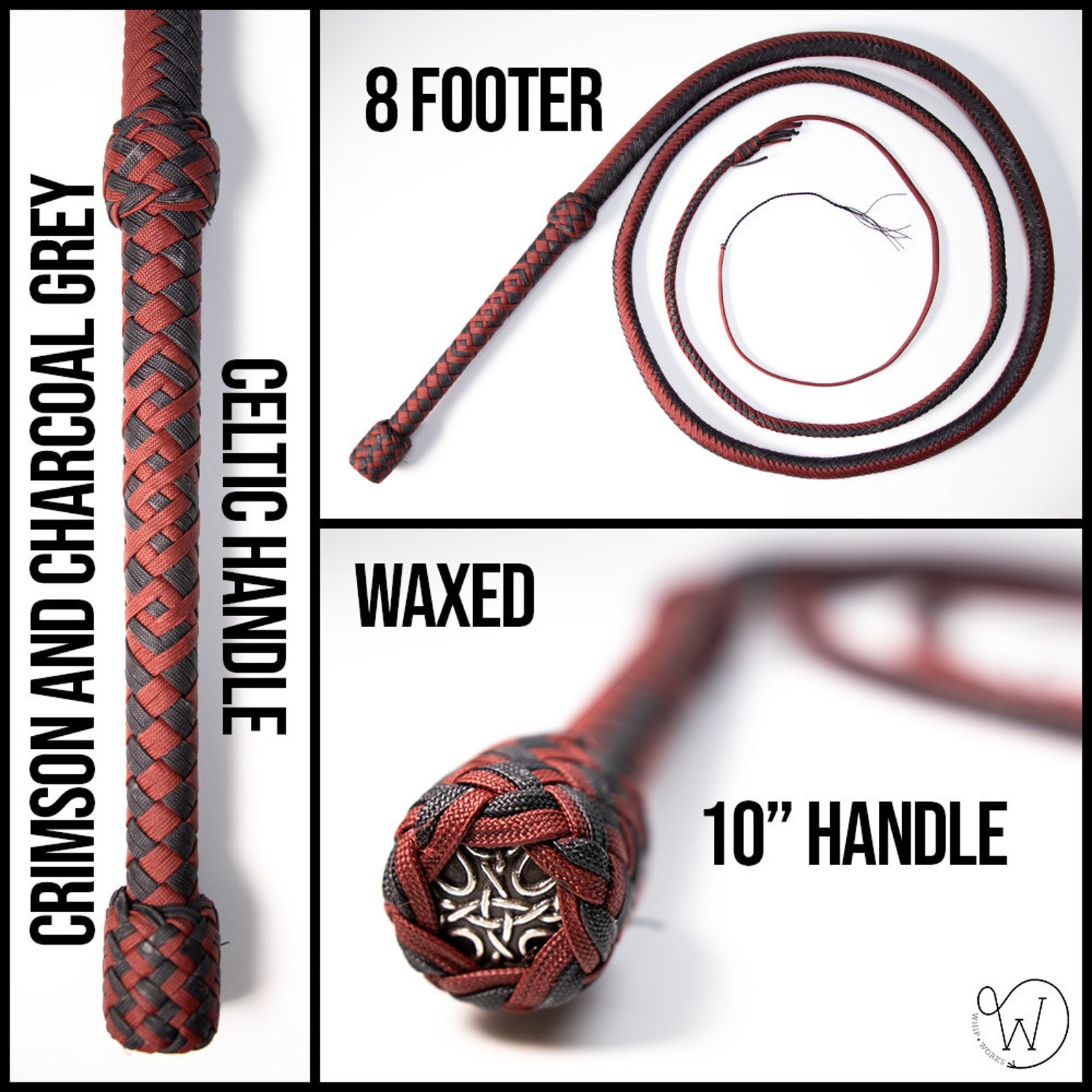 Custom 8 Foot Paracord Bullwhip, 16 Plait - Etsy