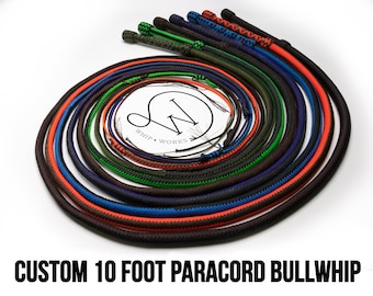 Custom 8 Foot Paracord Bullwhip 16 Plait | Etsy
