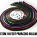 Custom 10 Foot Paracord Bullwhip, 16 Plait - Etsy