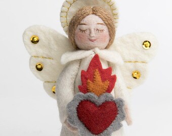 Sacred Heart Tree Topper - Etsy