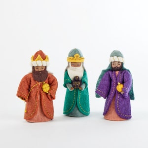 Holy Night Nativity Scene Brown Hand Felted Christmas - Etsy