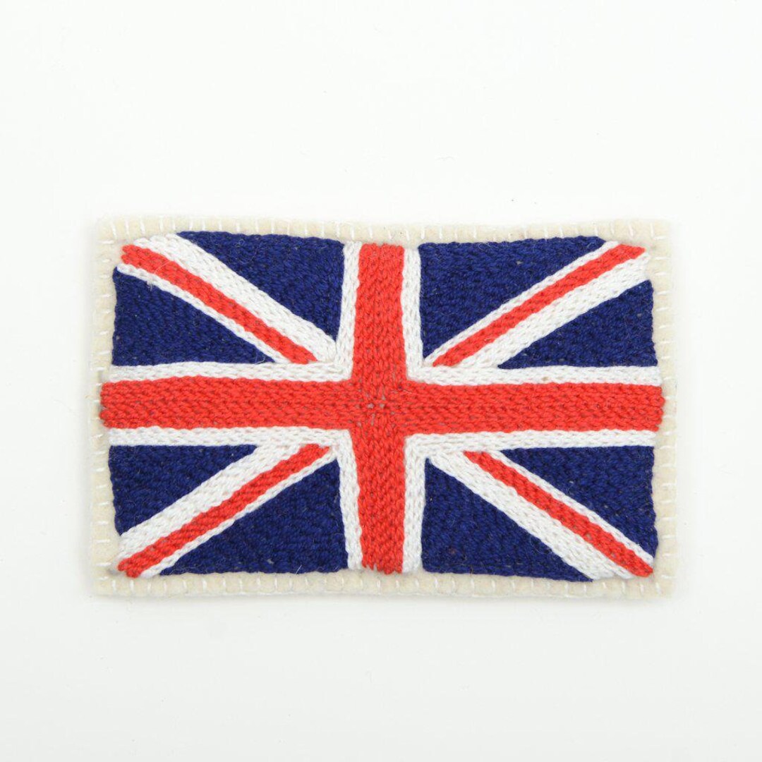 British Flag Ornament, Hand Felted Flag of the United Kingdom Charm ...